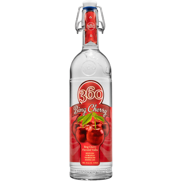 360 Vodka Bing Cherry Flavored Vodka - 750ML