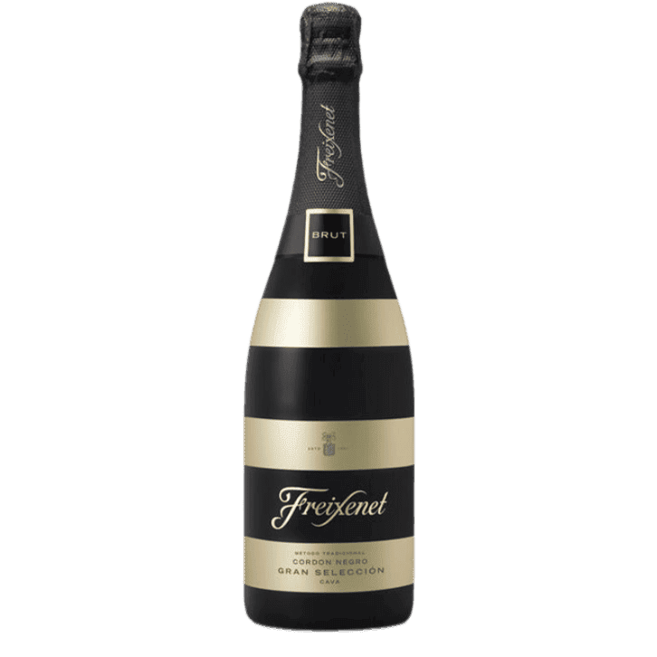 Freixenet Cava Brut Cordon Negro Gran Seleccion Striped Label - 750ML ...