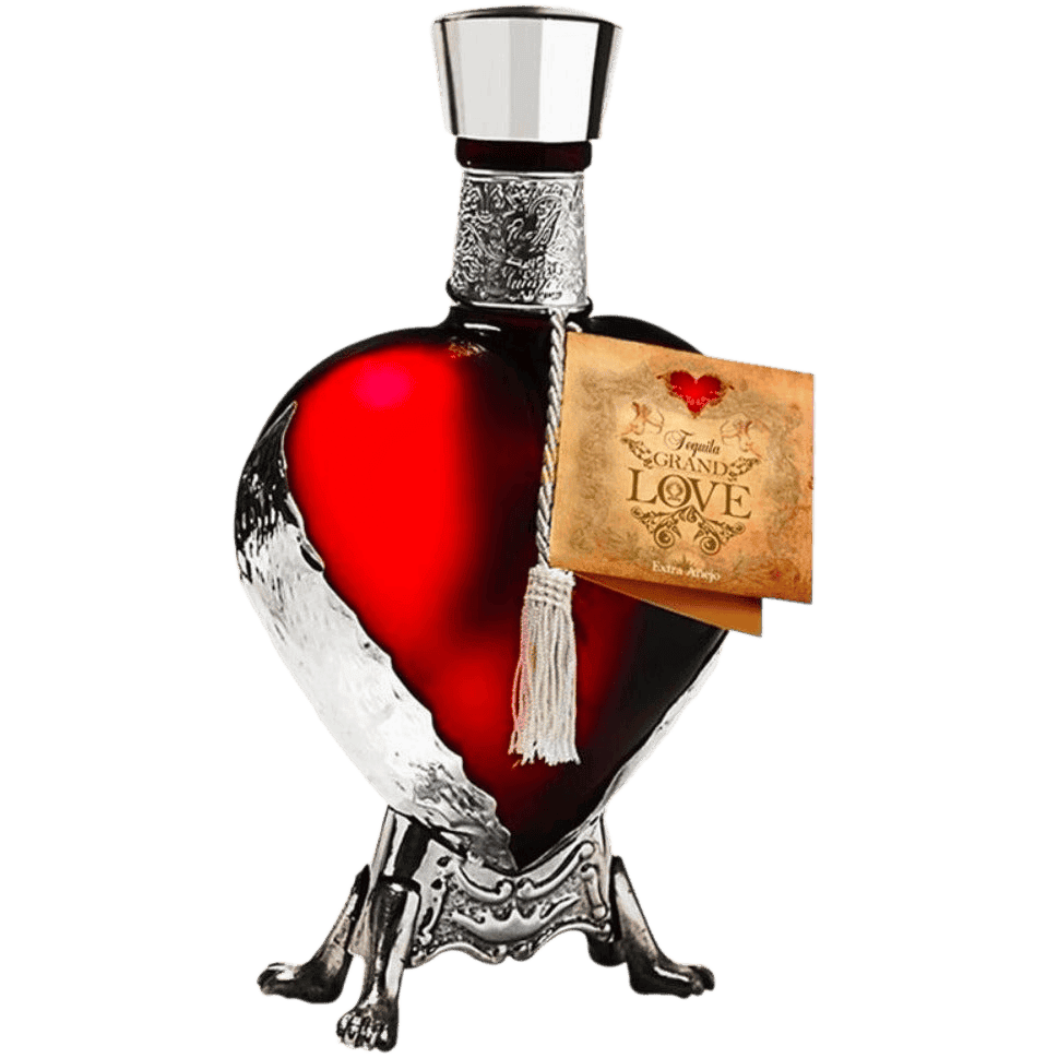 Grand Love Red Heart Extra Anejo Tequila - 750ML – Real Liquor