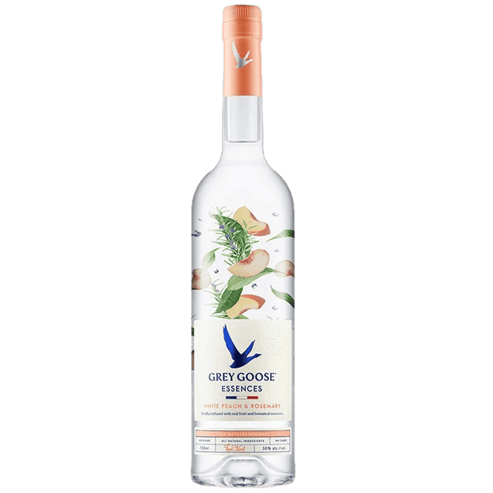 Grey Goose White Peach & Rosemary Flavored Vodka Essences - 750ML