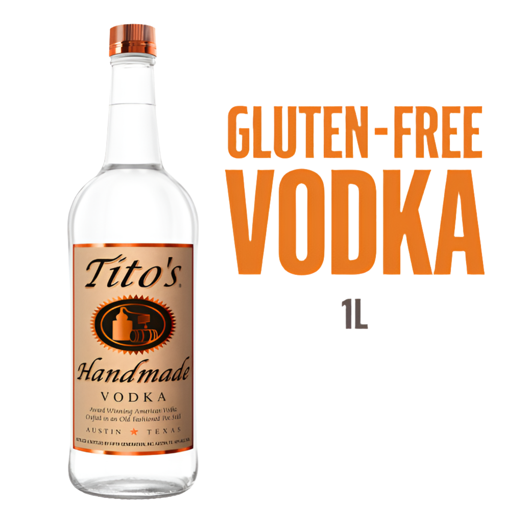Tito's 1L Box Of 12 Bottles Bundle Handmade Vodka (Liter)
