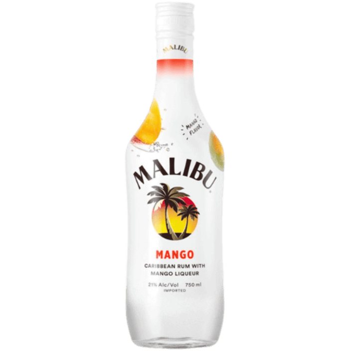 Malibu Flavored Caribbean Rum with Mango Liqueur - 750ML