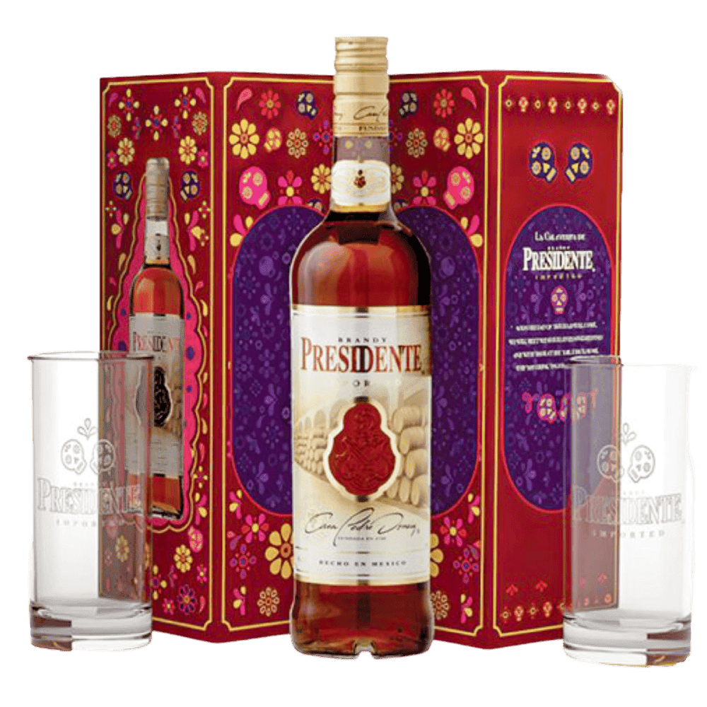 Presidente Brandy Day Of The Dead Gift Set (Limited Edition) - 750ML