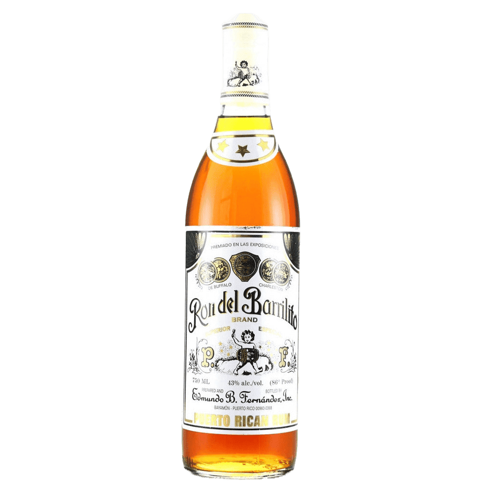 Ron Del Barrilito Aged Rum Three Stars Superior Especial - 750ML