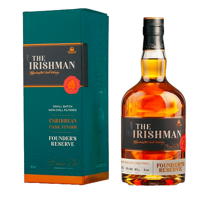 The Irishman Blended Irish Whiskey Caribbean Cask Finish Founder's Res