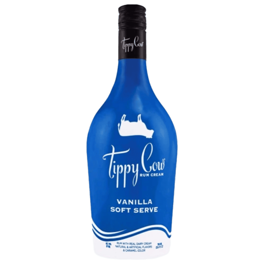 Tippy Cow Vanilla Soft Serve Rum Cream - 750ML