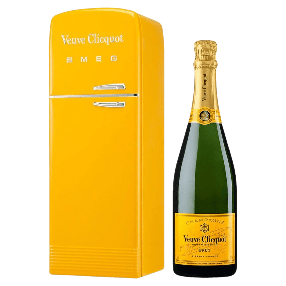 Veuve Clicquot Brut With Smeg Fridge Gift Box - 750ML